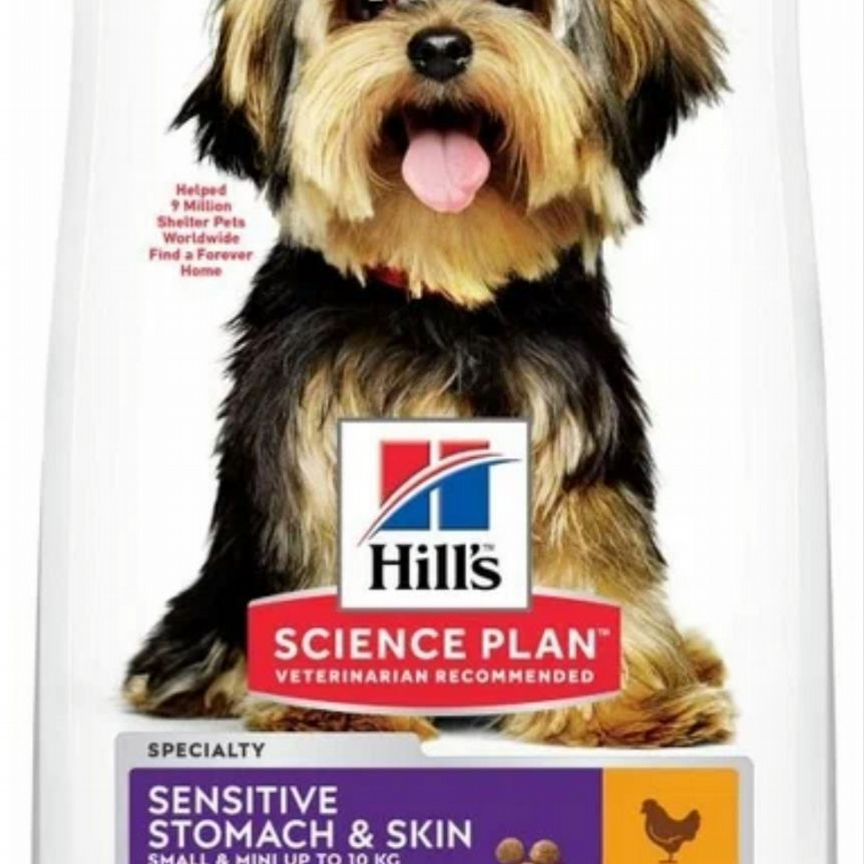 Корм для собак Hills sensitive stomach&skin