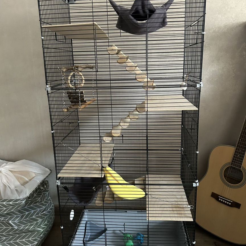 Клетка для грызунов, разборная 58х40хh94см