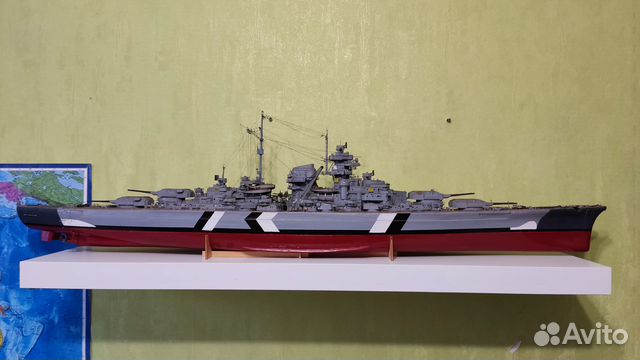 Модель корабля "Бисмарк" купить в Нижнем Новгороде | Хобби и отдых | Авито