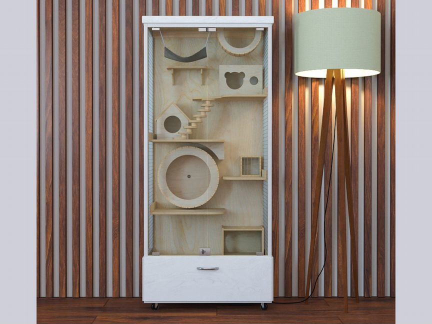 Витрина для Шиншиллы Дегу Клетка Дом грызунов Р12