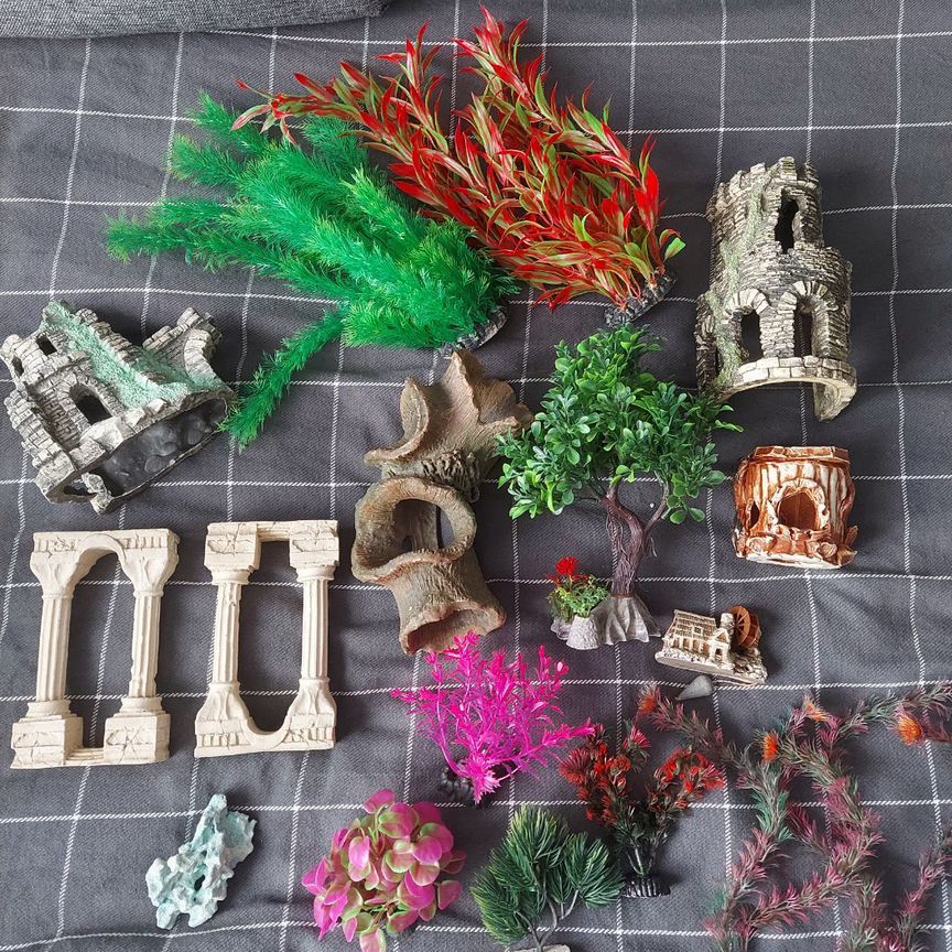 Декорации для аквариума. Водросли