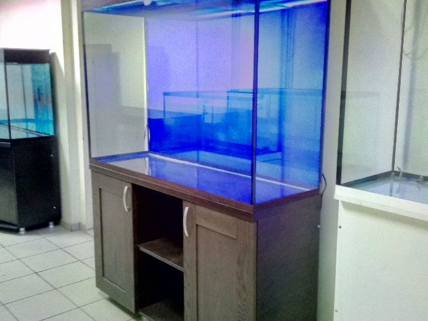 Аквариум 450, высокий, свет, бмофильтр, тумба