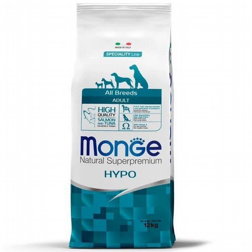 Monge Hypo гипоаллергенный сухой корм 12кг