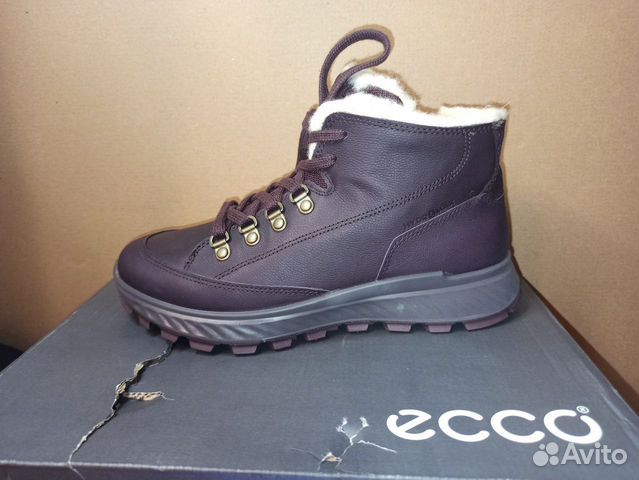 Зимние новые ботинки ecco 37 нат кожа Индонезия купить в Москве по низкой цене с доставкой ...