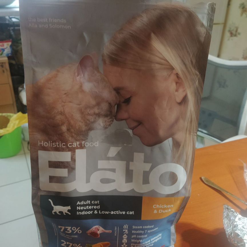 Корм для кошек elato