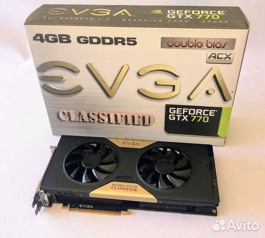 Две Evga GTX 770 Classified 4Gb купить в Иркутске | Электроника | Авито