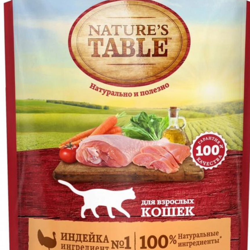 Влажный корм для кошек Nature’s Table Индейка