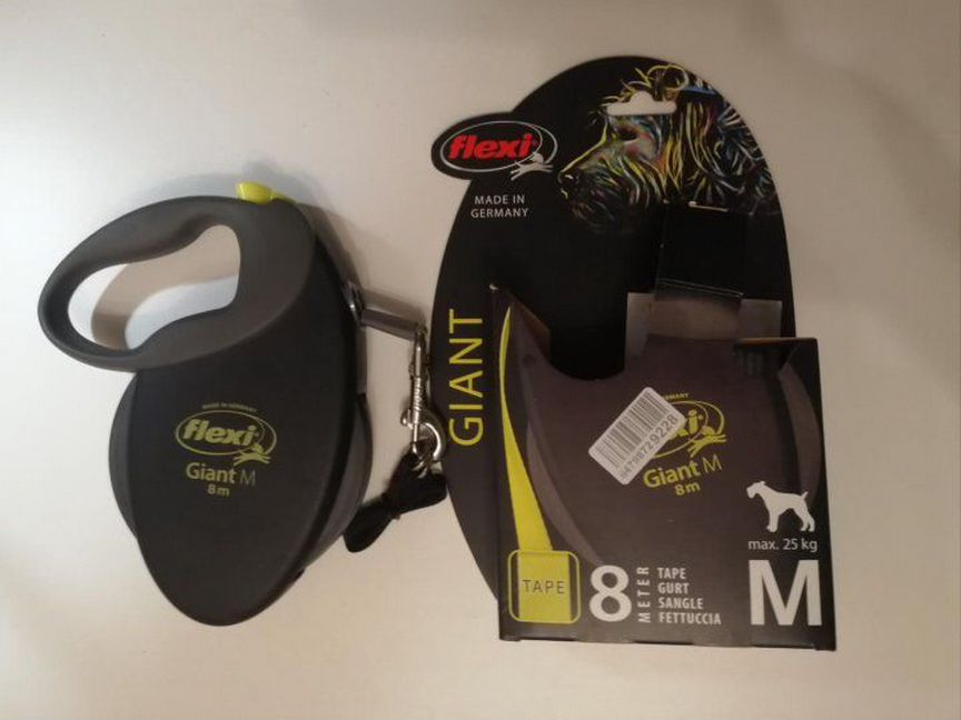 Рулетка поводок для собак Flexi Giant M, 8 метров