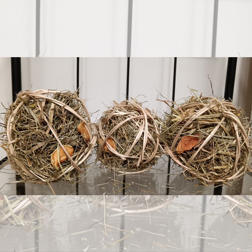 Шарик плетеный для кроликов