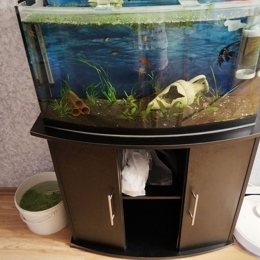 Аквариум с тумбой 105 литров