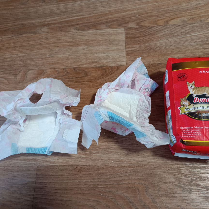 Памперсы для собак мелких пород