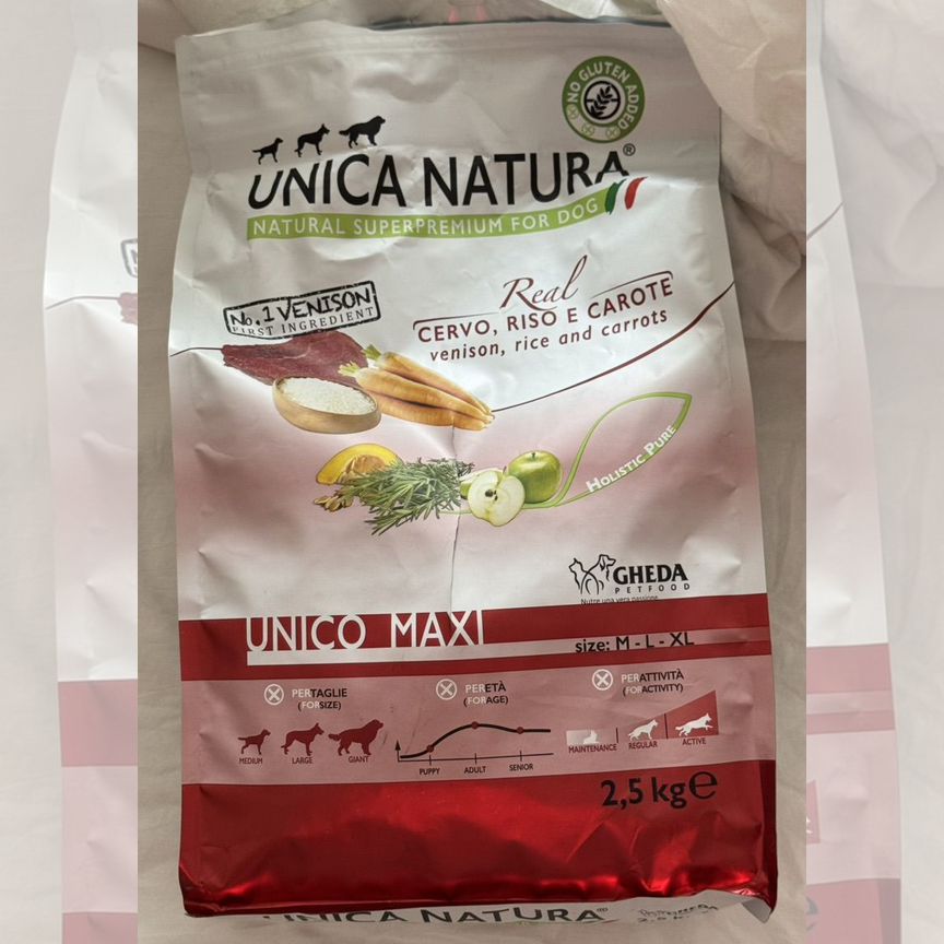 Unica Natura Сухой корм для собак крупных пород