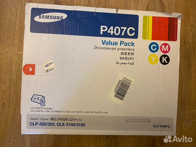Набор картриджей P407C Samsung купить в Москве | Электроника | Авито