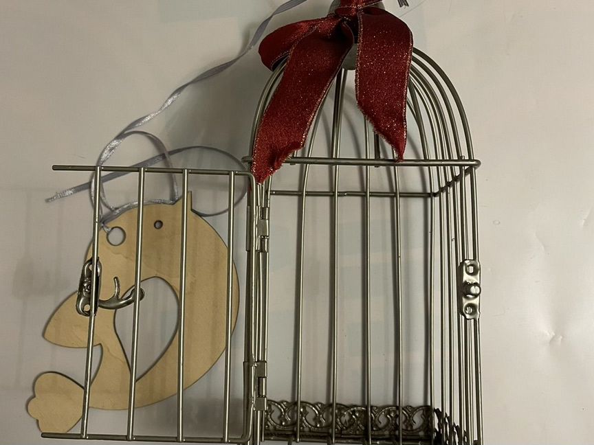 Клетка для птиц декоративная