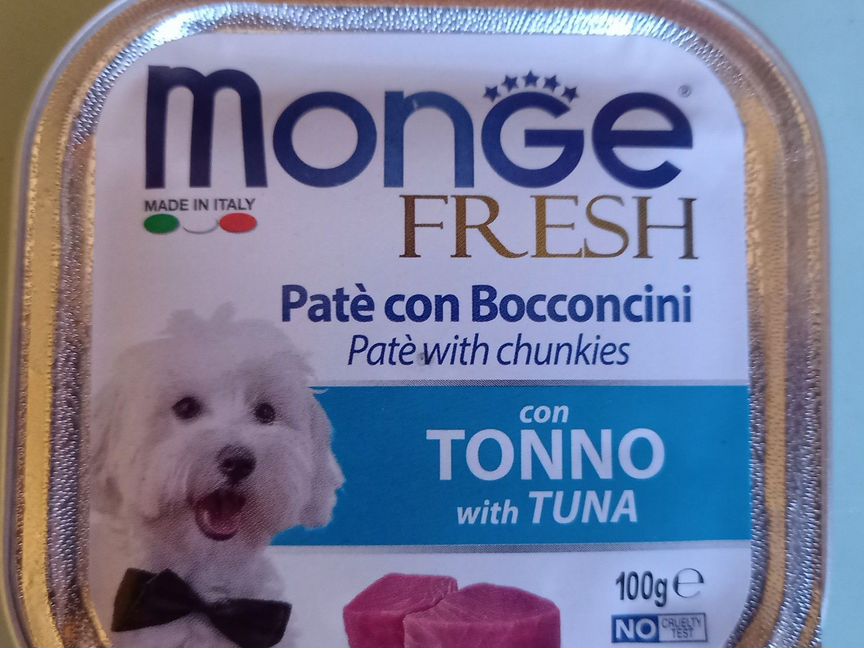 Monge Fresh Корм влажный для собак тунец