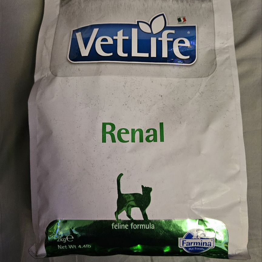 Корм для кошек VetLife renal