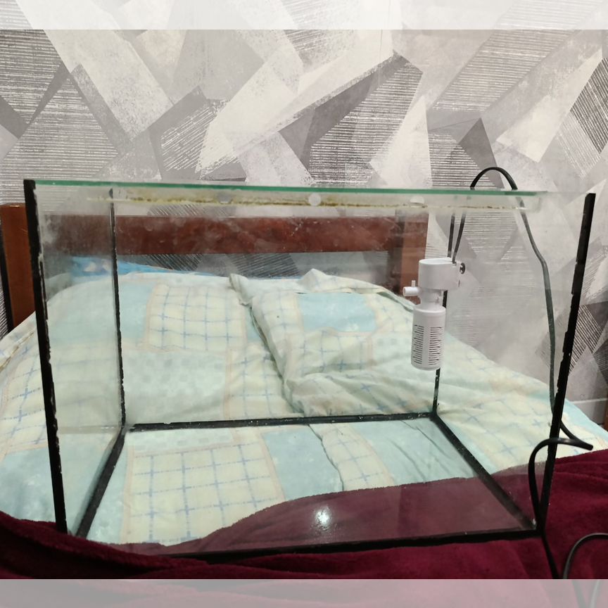 Фильтр и аквариум на 45 литров