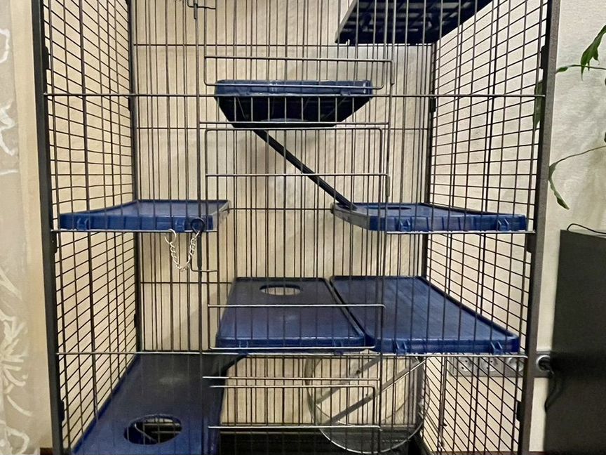 Клетка для хорьков, шиншилл, дегу, крыс, обезьян