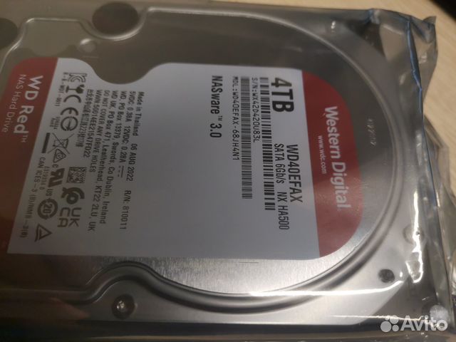 4 тб Жесткий диск WD Red IntelliPower WD40efax купить в Москве ...