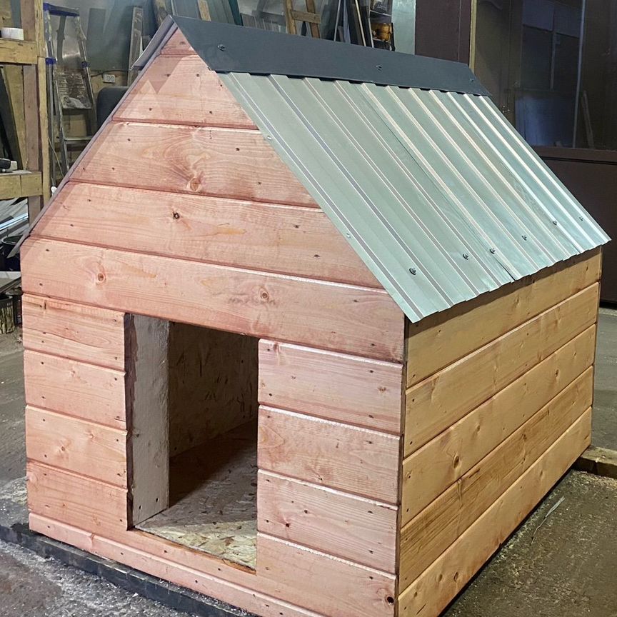 Будка для собаки утепленная