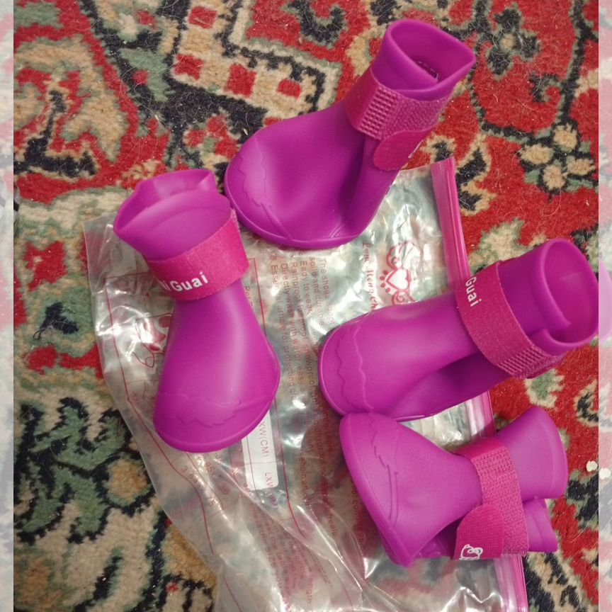 Ботинки для собак резиновые