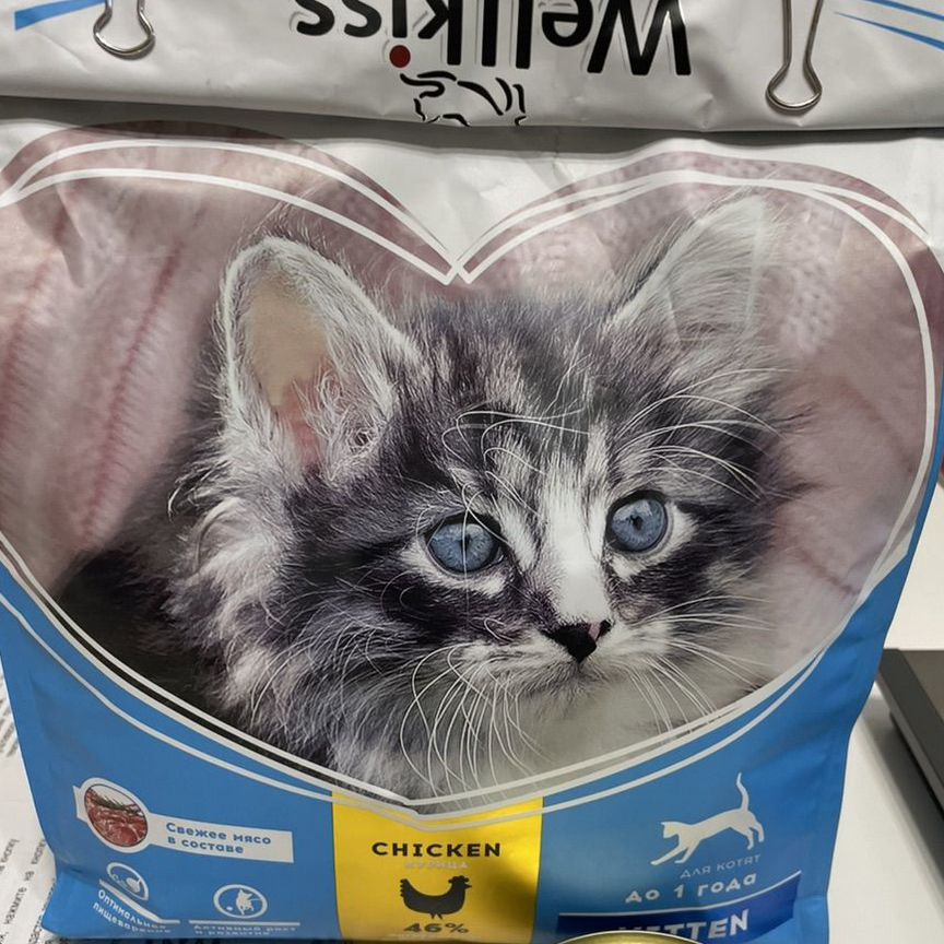 Корм Wellkiss для котят 1 кг