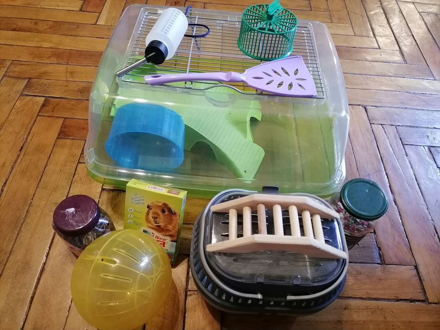 Клетка для хомяка +переноска