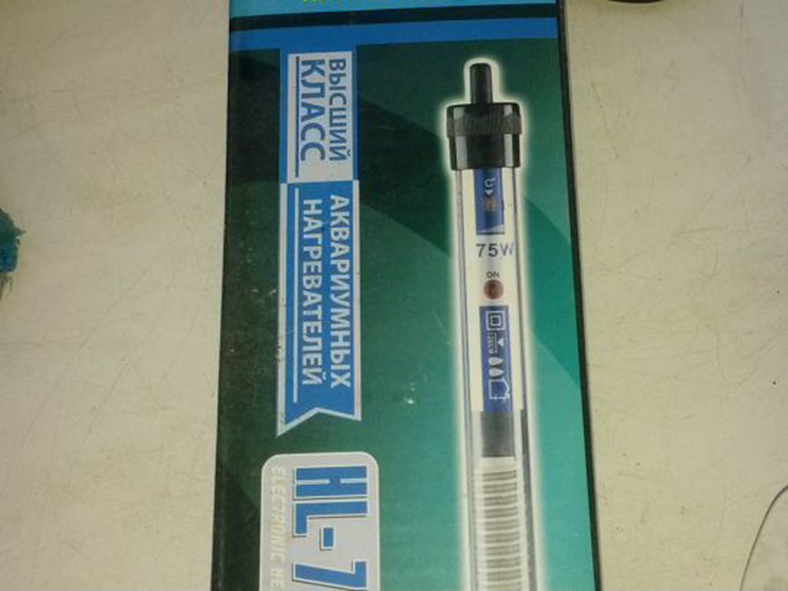 Водонагреватель 75 ватт для аквариума