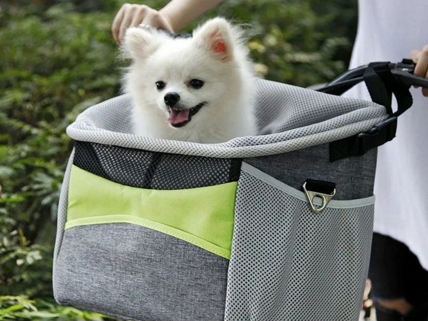 Новая Велокорзина для собак велосипедная сумка