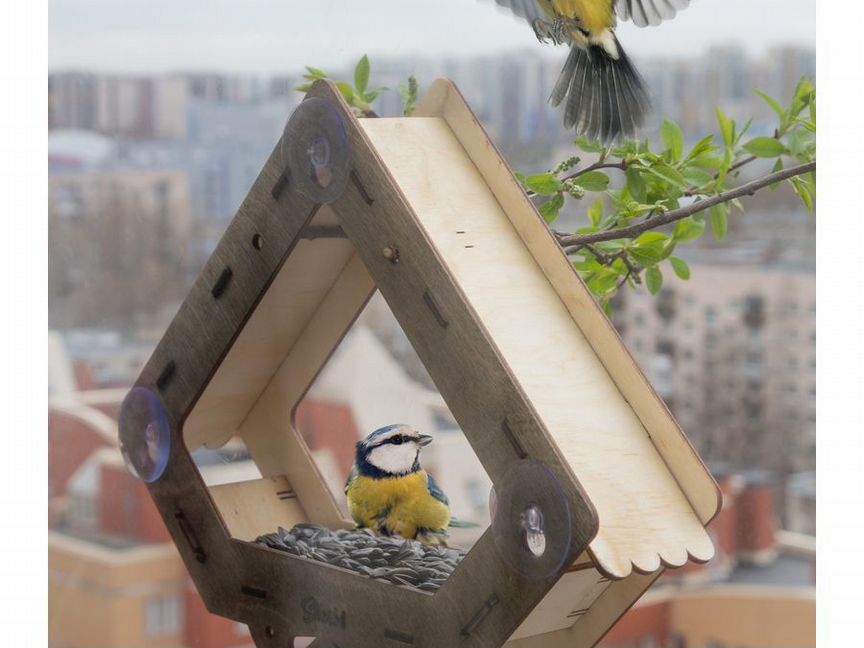Кормушка для птиц оконная