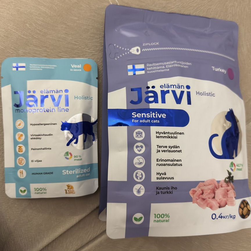 Корм для кошек jarvi