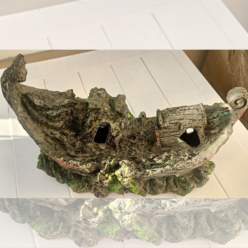 Аквариумная декорация Корабль