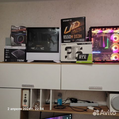 Игровой пк razen 7 5800x купить в Краснодаре | Электроника | Авито