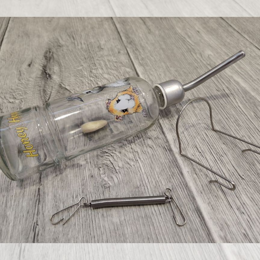 Поилка для грызунов стеклянная