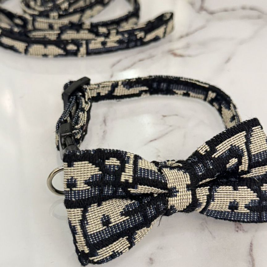 Ошейник поводок dior для собак кошек