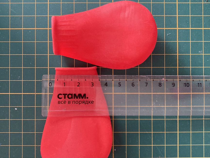 Резиновые тапочки для собак M L