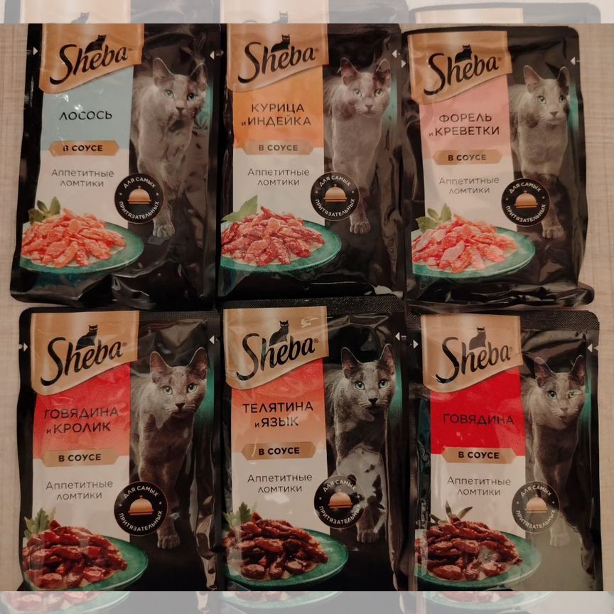 Влажный корм для кошек Sheba