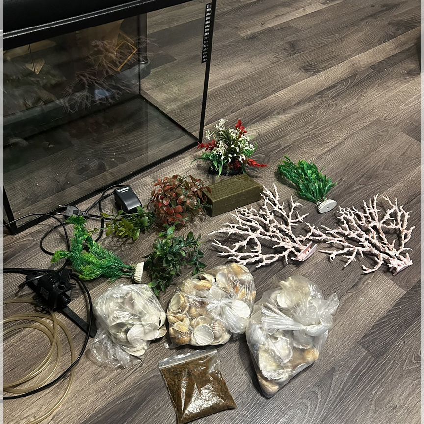 Аквариум с наполнением