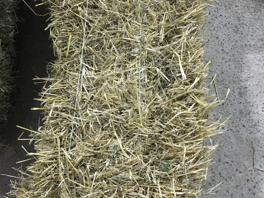 Солома в брикетах