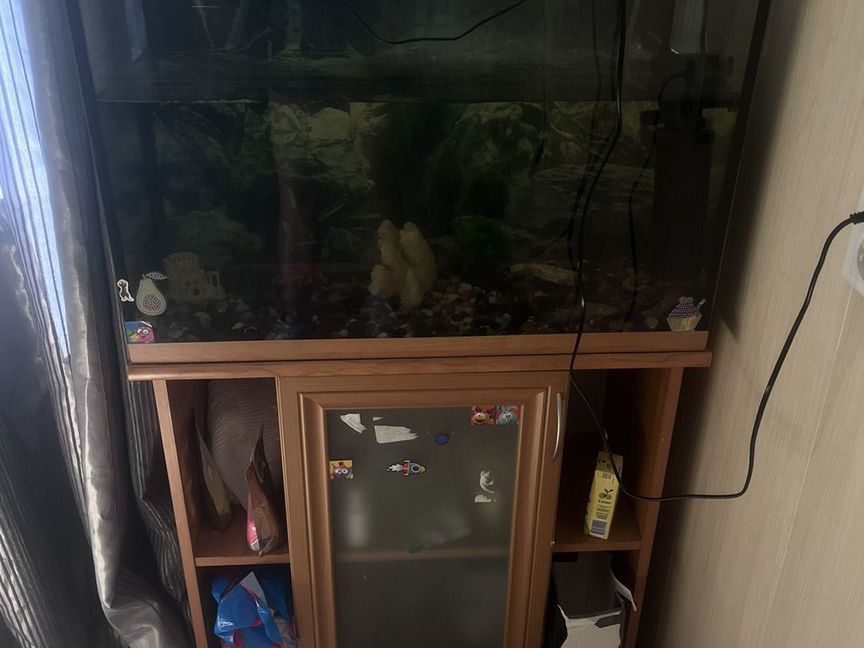 Аквариум виесте с тумбой на 120литров