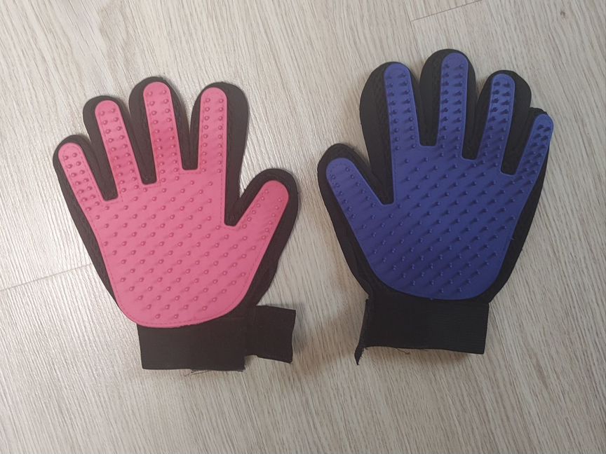 Перчатки для вычёсывания шерсти 2шт