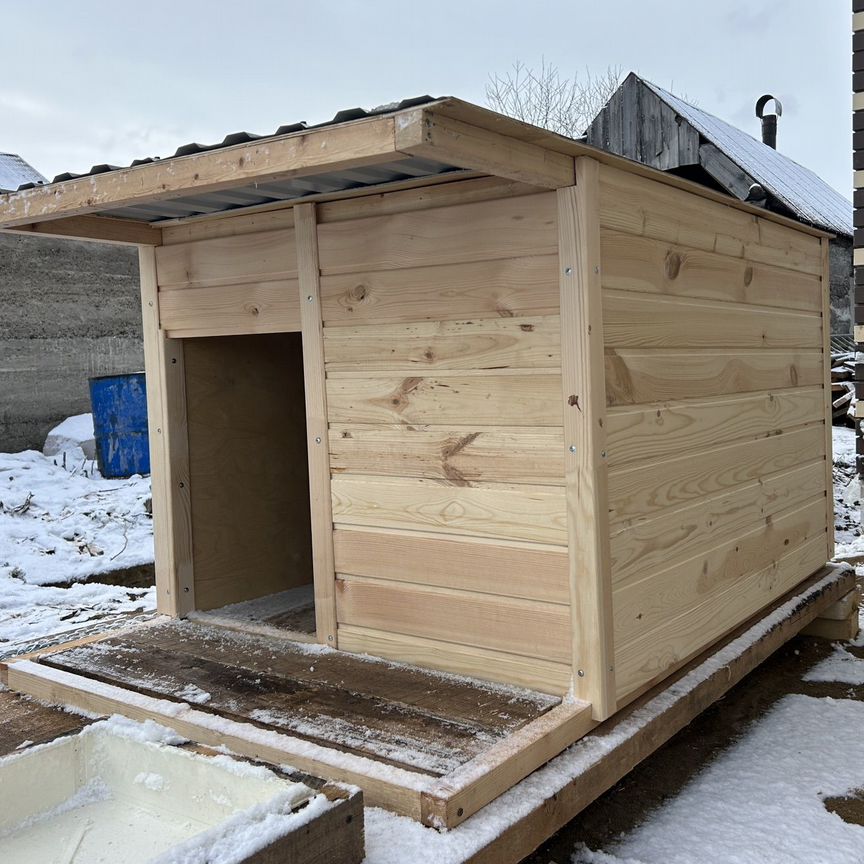 Будка для собаки утепленная