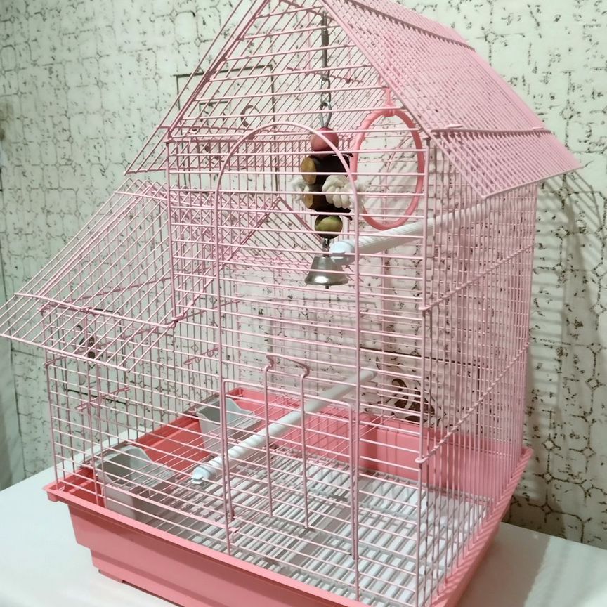 Большая клетка для птиц. Новая