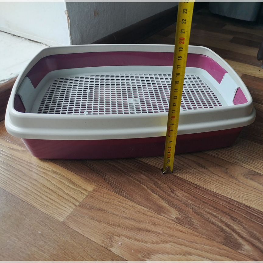 Лоток для кошки закрытый с решеткой