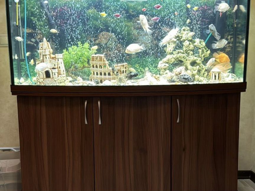 Аквариум 350 литров панорамный. Новый. Гарантия