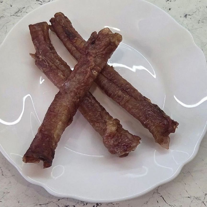 Говяжья трахея сушёное лакомство для собак