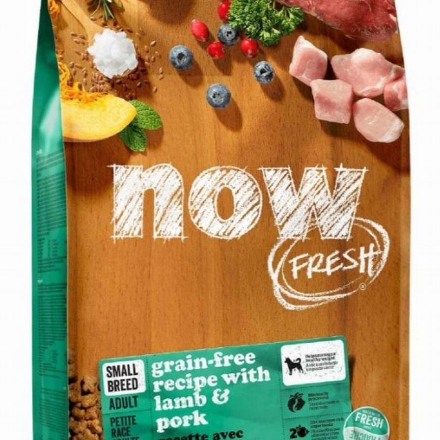 Корм для cобак now