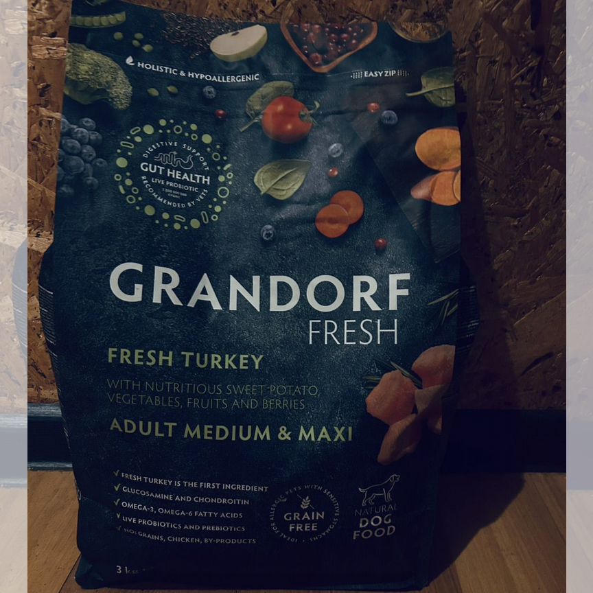 Корм для собак grandorf 3 кг