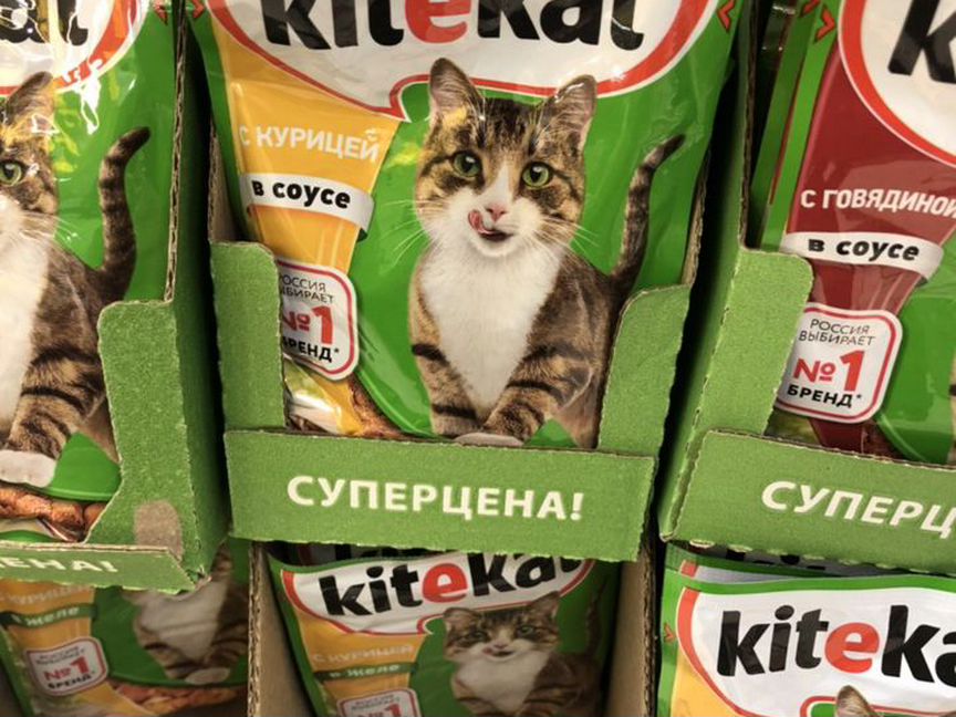 Кошачий корм китикет
