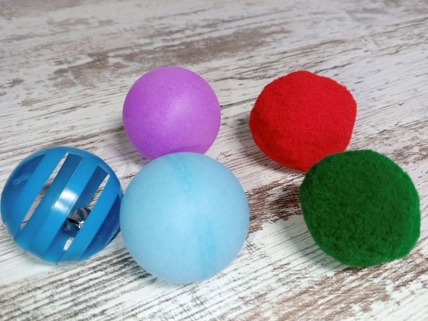 Набор игрушек для кошки